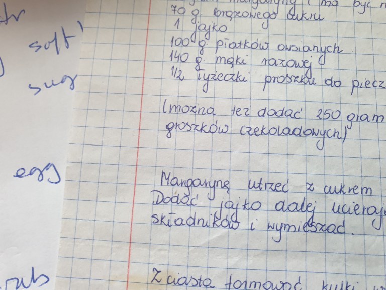 Oat & Rye Handwriting – Journey From A Polish Kitchen